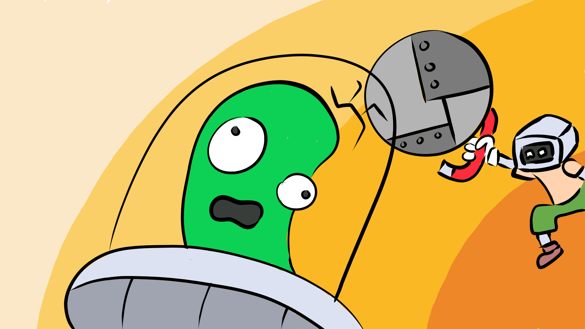 Magnetic Alien Bash Mayhem - a premium game template for GDevelop ...