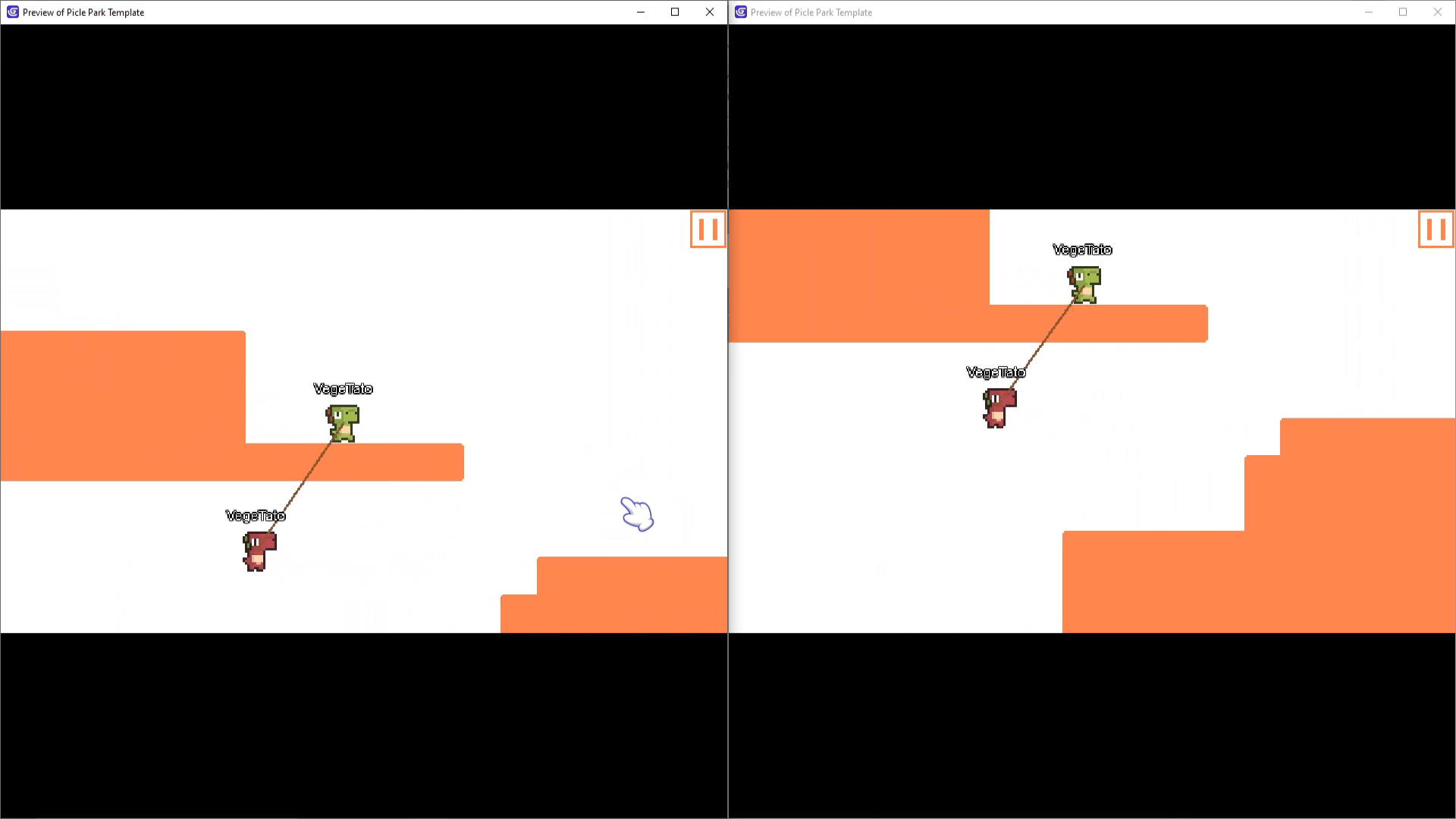 Picle Park Multiplayer - a premium game template for GDevelop. | GDevelop